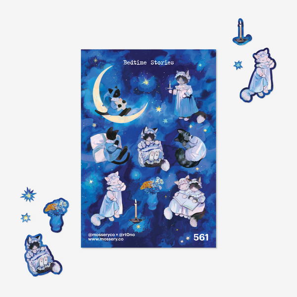 Artist Series Stickers: Bedtime Stories | Mossery