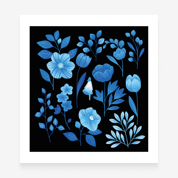 Something Blue Art Print | Mossery