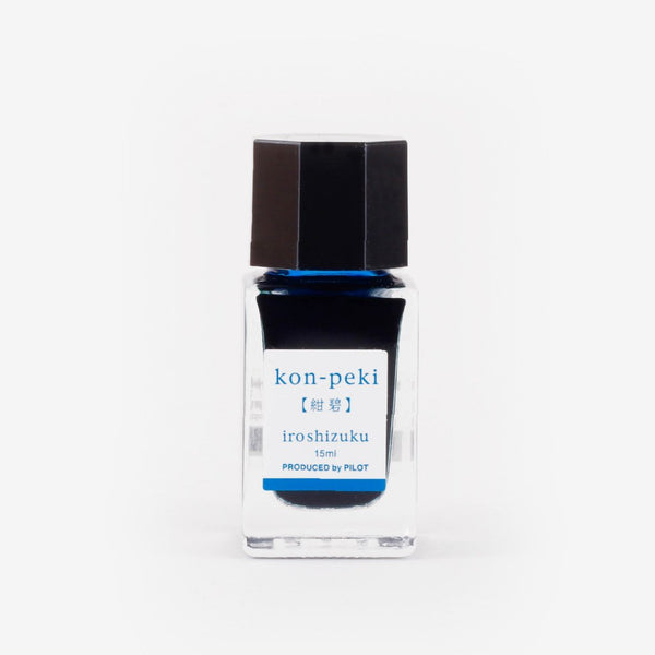 Pilot Iroshizuku Ink Kon-peki (Deep Azure Blue) - 15 ml | Fountain Pens ...